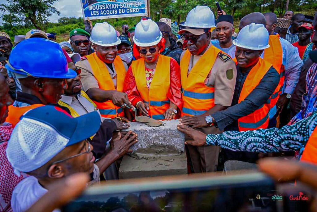 Santé : Guinée / Forécariah : Début officiel de la construction.